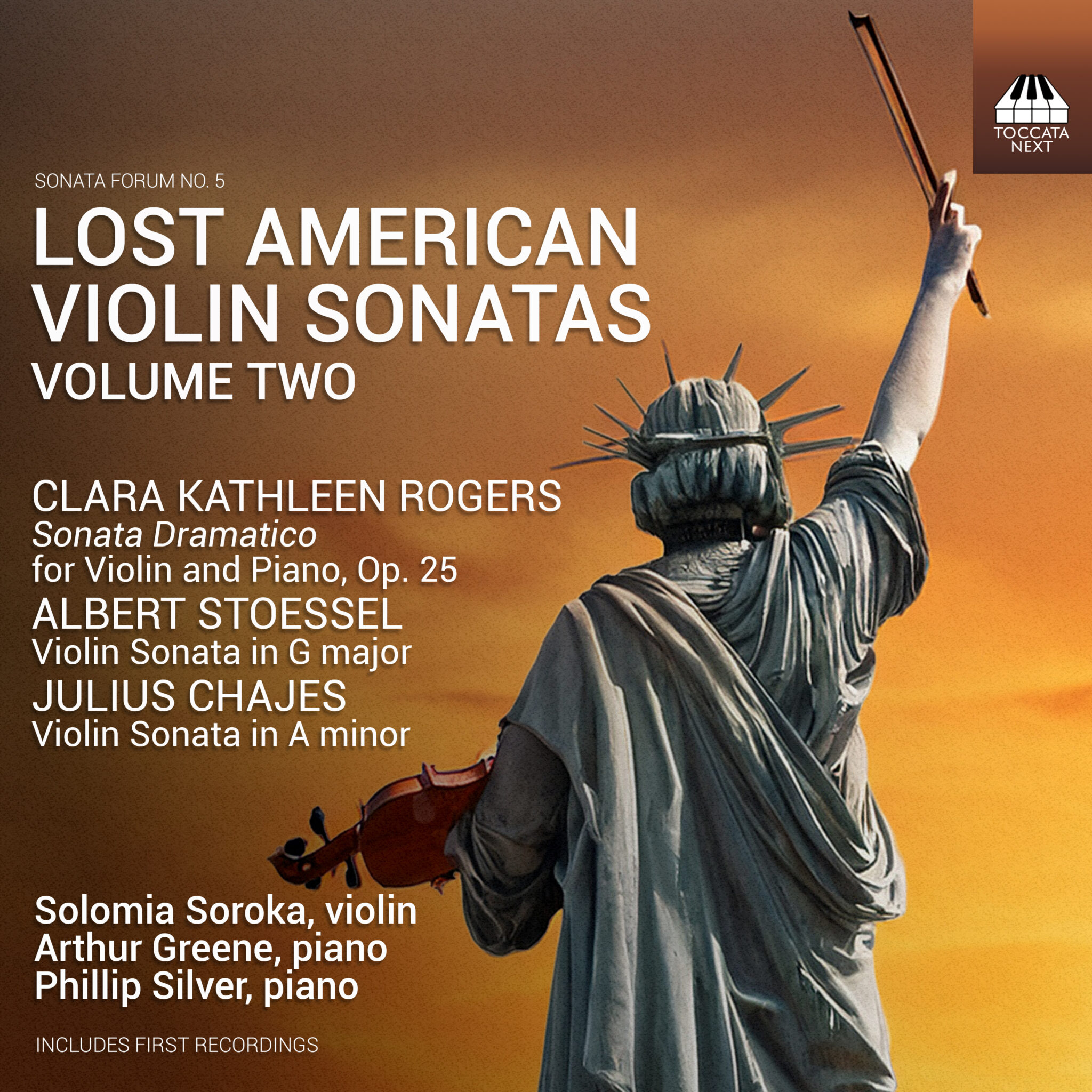 Lost American Violin Sonatas, Volume Two | Toccata Music Group ...
